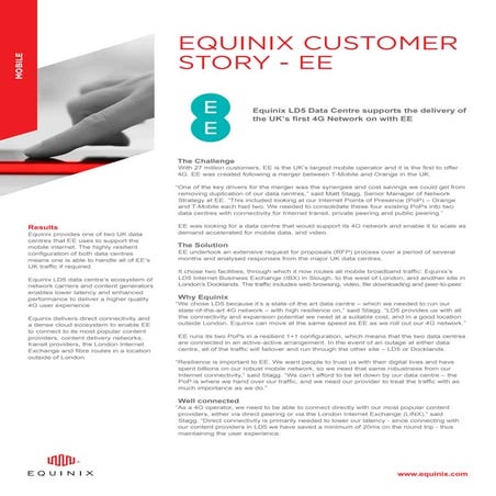 Equinix LD6 Fact Sheet | PDF