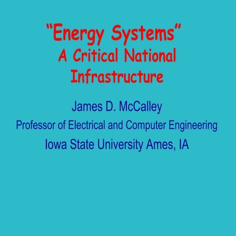 Energy Systems | PPT