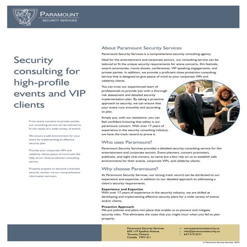 Paramount Security Services page | PDF