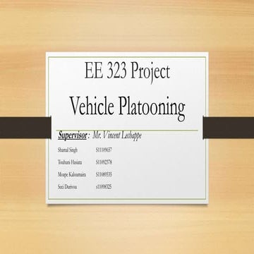 Ee 323 project | PPT
