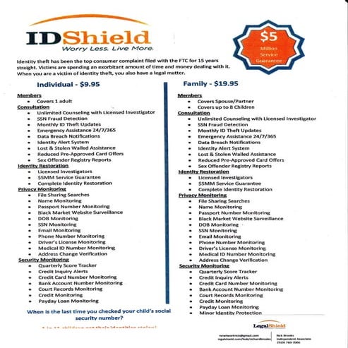 ID Shield Sheet | PDF