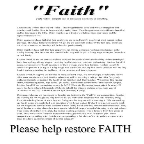 Faith | PDF
