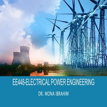 EE448-Electrical Power Engineering-lecture 14.pptx | Geography | Science
