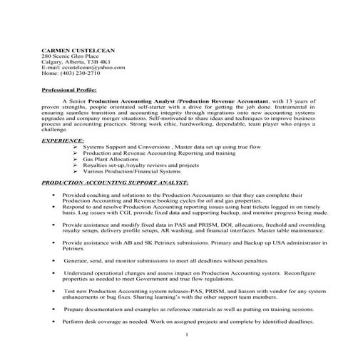 Carmen's Resume updated | PDF