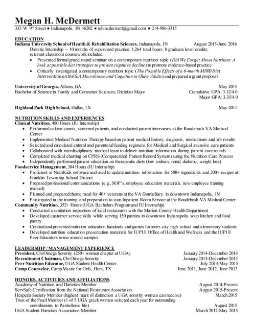resume, current address | RTF