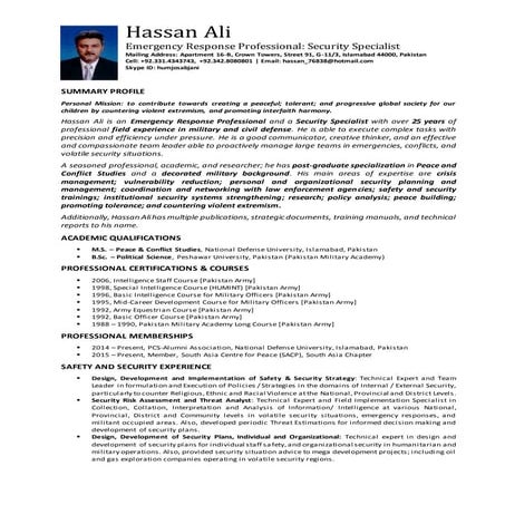 Hassan-Master CV | PDF
