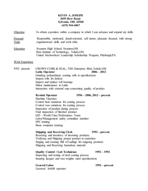 new resume richard | DOCX