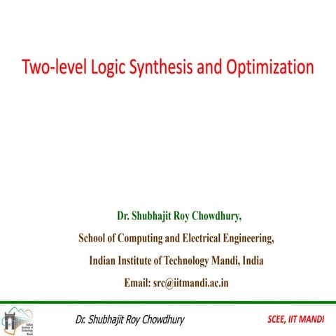 VHDL (Synthesis and Optimization) for embedded systems | PDF
