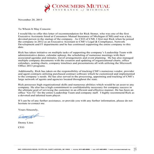 Letter-Carla Colbert | PDF
