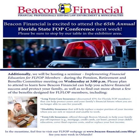 FLFOP_Conference_Email | PDF | Insurance | Personal Finance