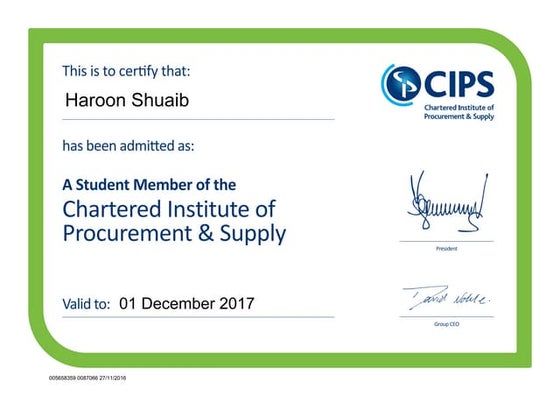 Cips 2016 Certificates Jacqueline Phyffer | PPT