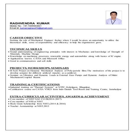 hemant resume