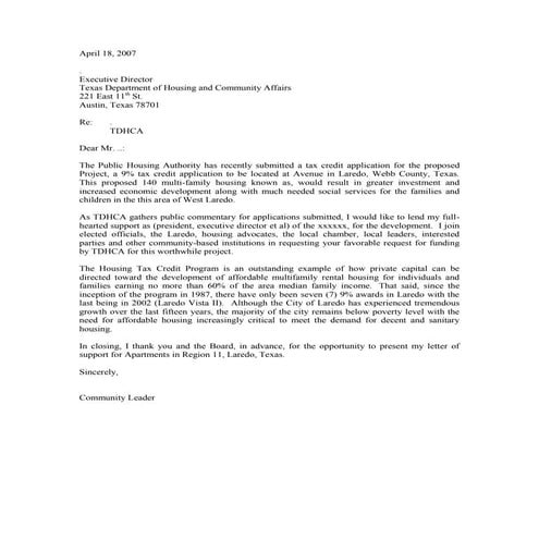 Community letter edited | PDF