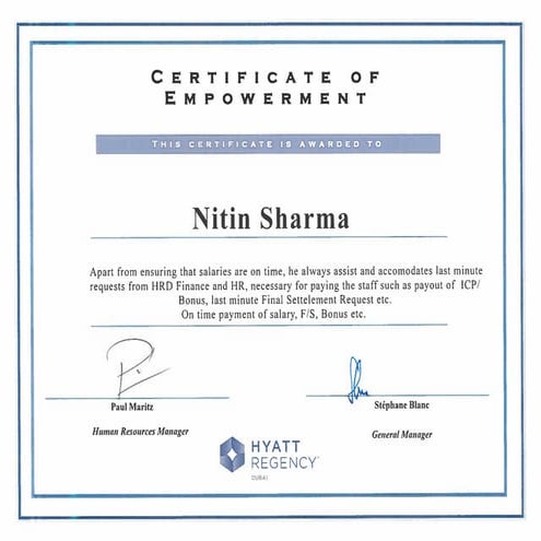 Empowerment HRD Certificate 1 | PDF