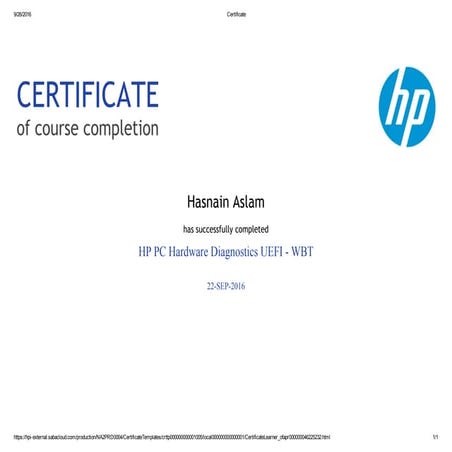 Certificate Pc Hardware Diagnostics | PPT