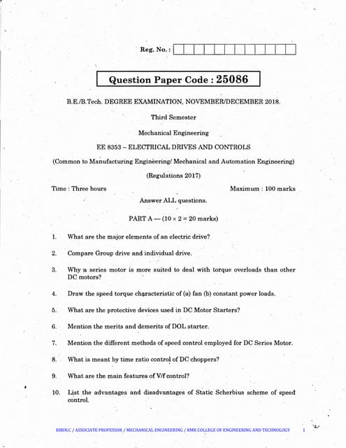 IOE OLD question 2075 Chaitra for BEL | PDF