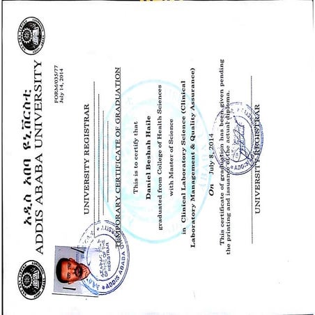 3. MSc Certificate | PPT