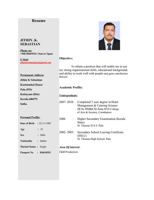 Ramon mitra resume | PDF