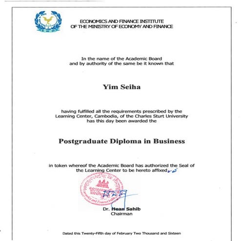 Post Graduated Diploma | PDF