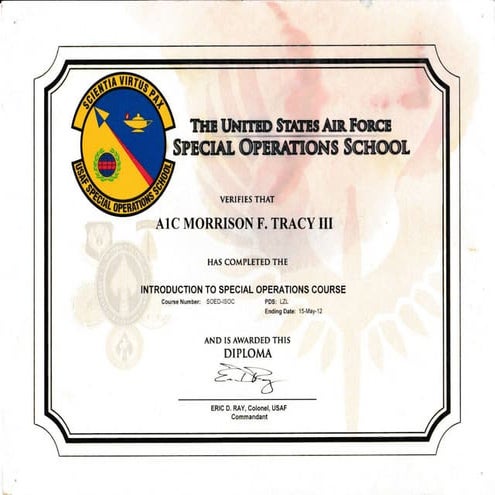 Introduction to Special Operations Course | PPT