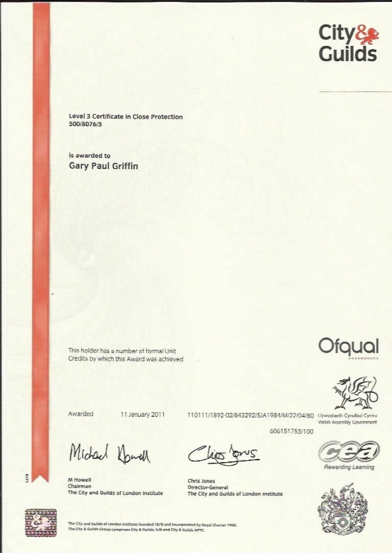 City Guilds CP Level 3 Certificate city-guilds-cp-level-3-certificate