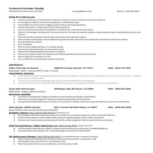 Sanchez James resume word | DOCX