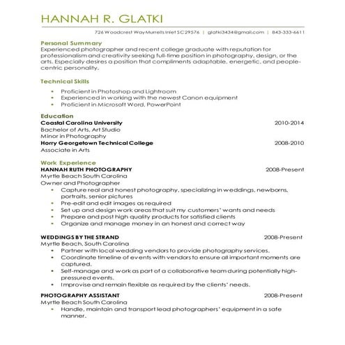 Hannah RESUME 1.9.15