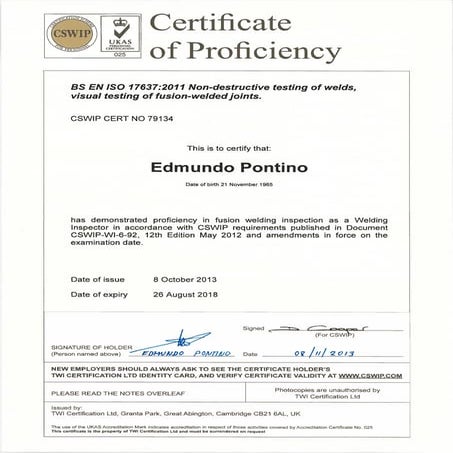 8. FAL - YANPET Employment Certificate | PDF