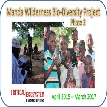 Biodiversity Project IUCN June 2015 | PPT