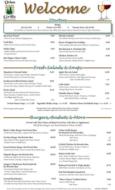 Restaurant menu 7 20 PDF