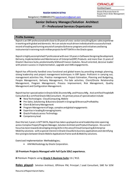 Resume Accenture | DOCX
