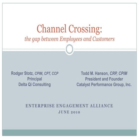 EEA Networking Event - Channel Programs And ROI | PPTX | Human ...