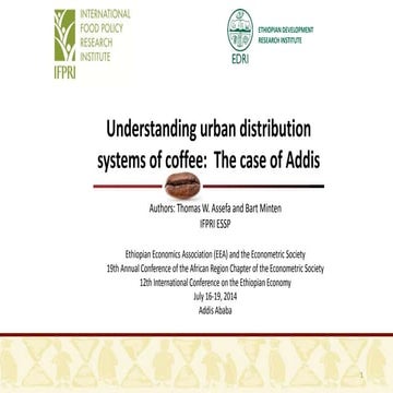 Understanding urban distribution systems of coffee: The case of Addis ...