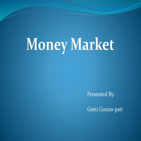money market | PPTX
