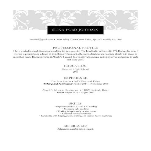 Ken's Resume | DOCX