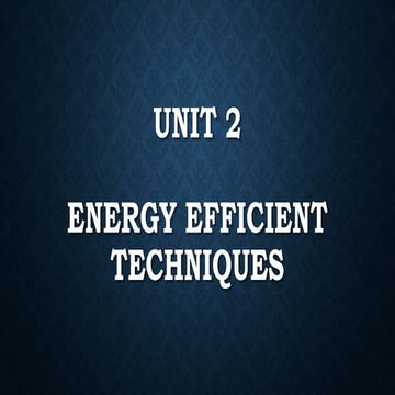 energy efficient buildings concepts- details | PPTX