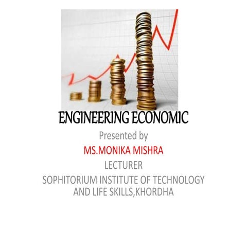 Engineering economics //An introduction to economics | PPT