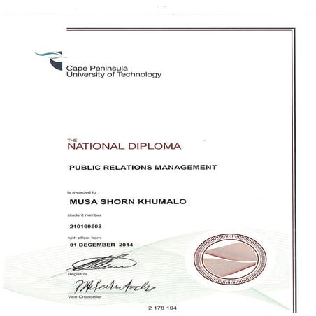 National Diploma | PDF