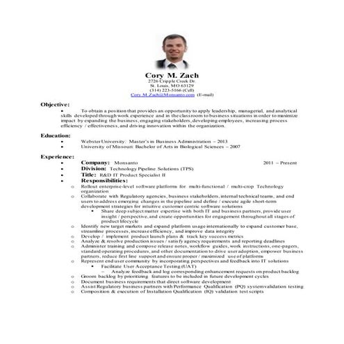 LinkedIn Resume | DOCX