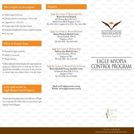 EEC Eagle Myopia Control Program | PPT
