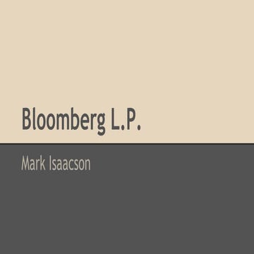 Eecs497 bloomberg presentation | PDF