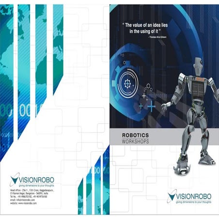 VISIONROBO Robotics Workshop Brochure | PDF