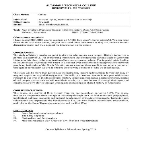 Course SyllabusHIEU 201History of Western Civilization I.docx