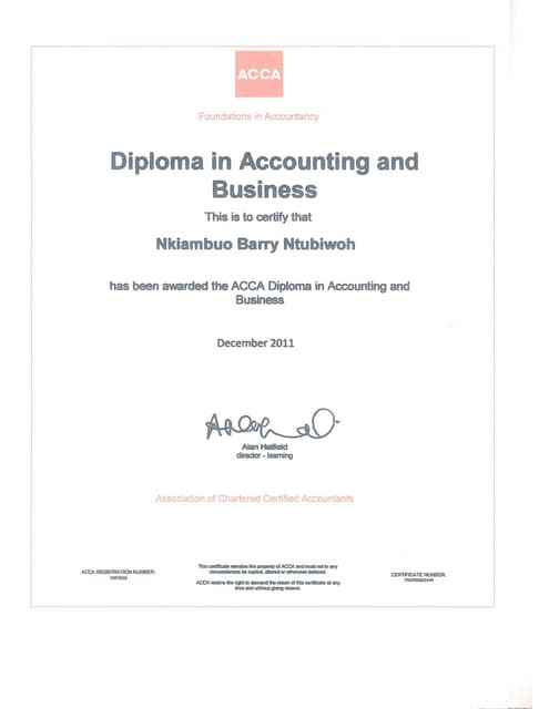 BSc in Applied Accounting | PDF