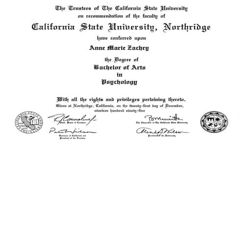 Anne's BA Diploma | PDF