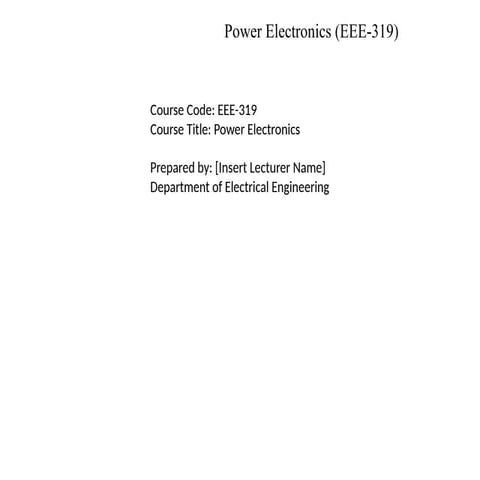 EEE-319_Power_Electronics theory course.pptx