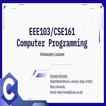 Application of Computer Programming in EEE | PDF
