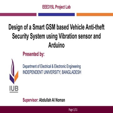 Design of a Smart GSM based Vehicle Anti-theft Security System using ...
