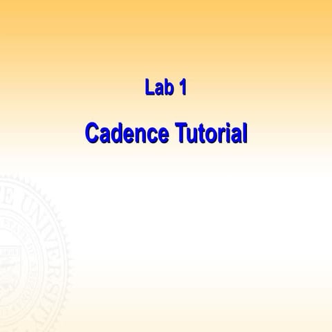 Cadence P-cell tutorial | PDF