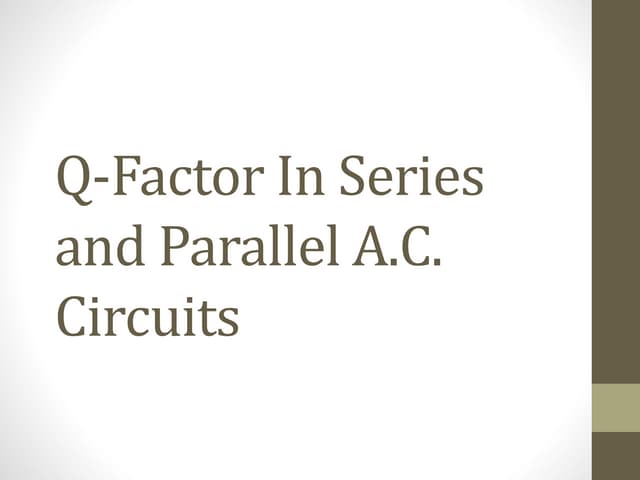 Series parallel resonance circuit | DOCX